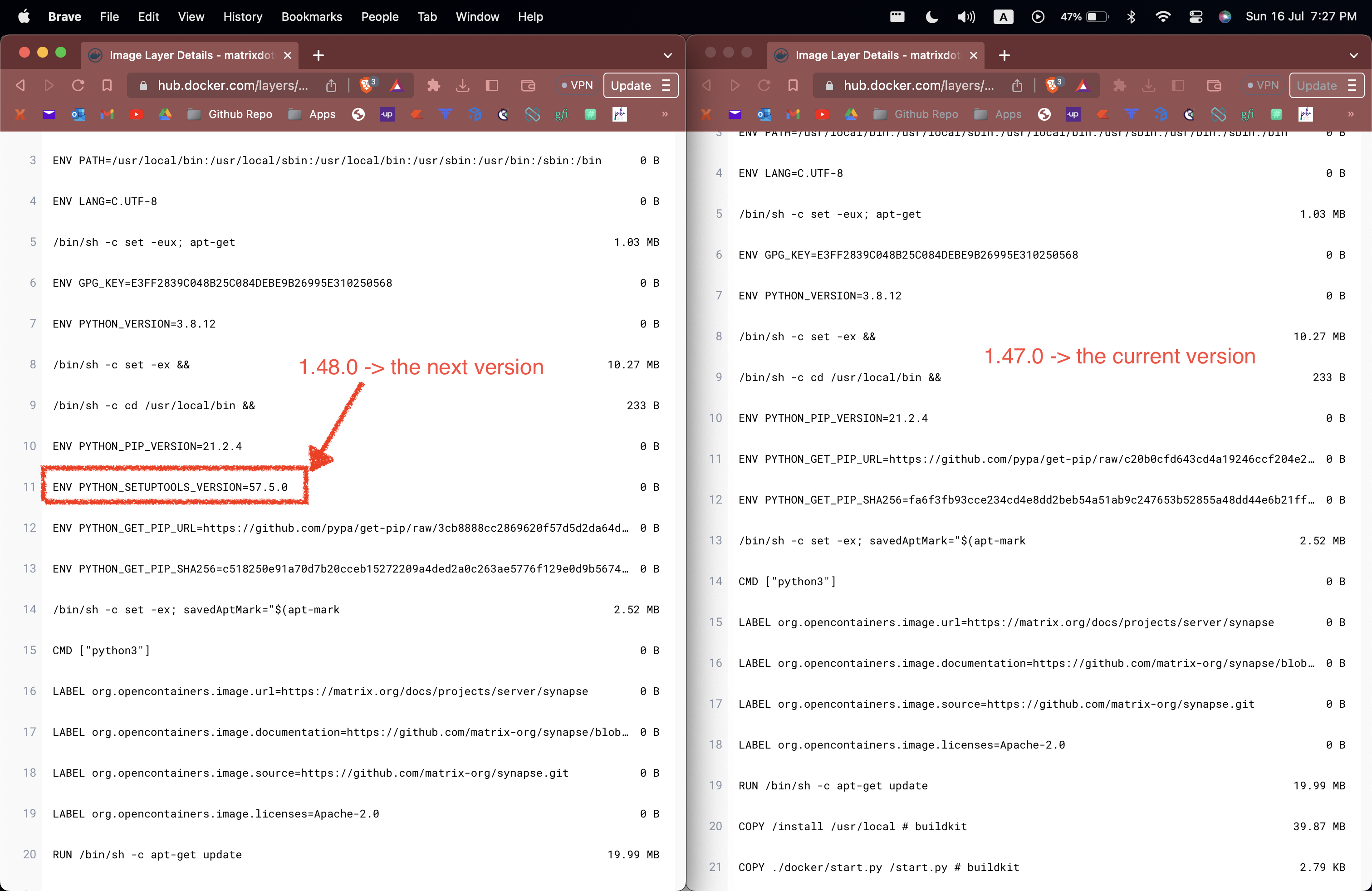 Out of date Synapse · Issue #1669 · getumbrel/umbrel · GitHub