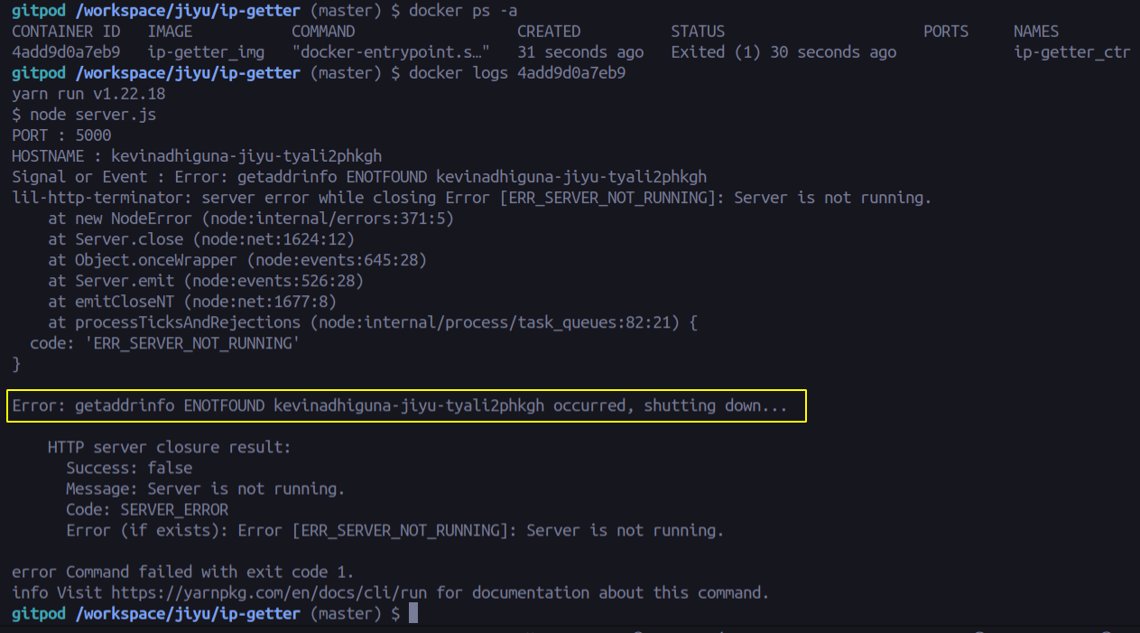 Why does app bind to workspace name instead of 0.0.0.0 ? · Issue #8934 · gitpod-io/gitpod · GitHub
