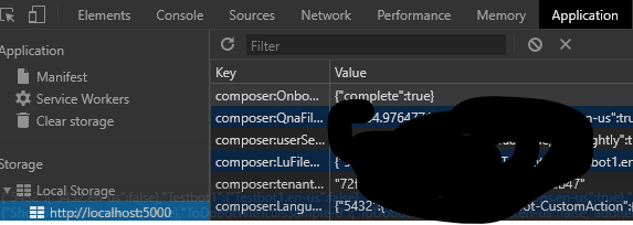 Settings-Development resources: where does Composer store the entered values locally? · Issue ...