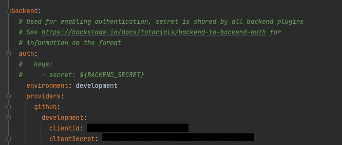 GitHub login not working, no auth provider registered · Issue #11119 · backstage/backstage · GitHub