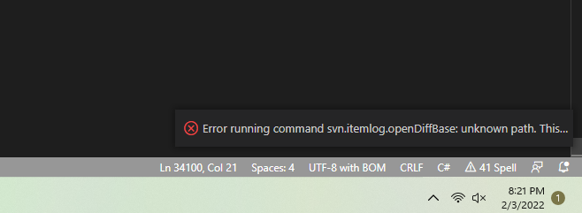 Cannot Get Svn Diff With Base · Issue 1568 · Johnstoncode Svn Scm · Github