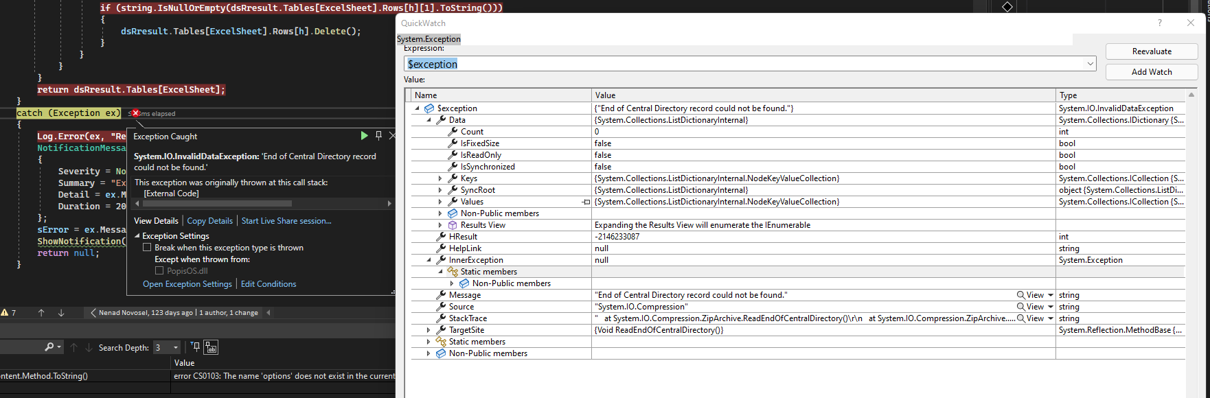 Ver 3.6 - "End of Central Directory record could not be found" · Issue ...