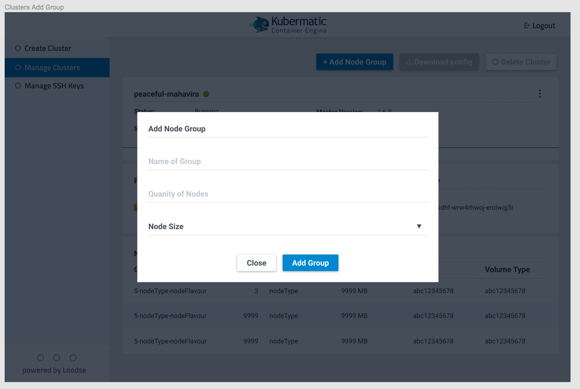 Node Groups (NodeSet) / Node List and add Node Group Form · Issue #245 · kubermatic/dashboard ...