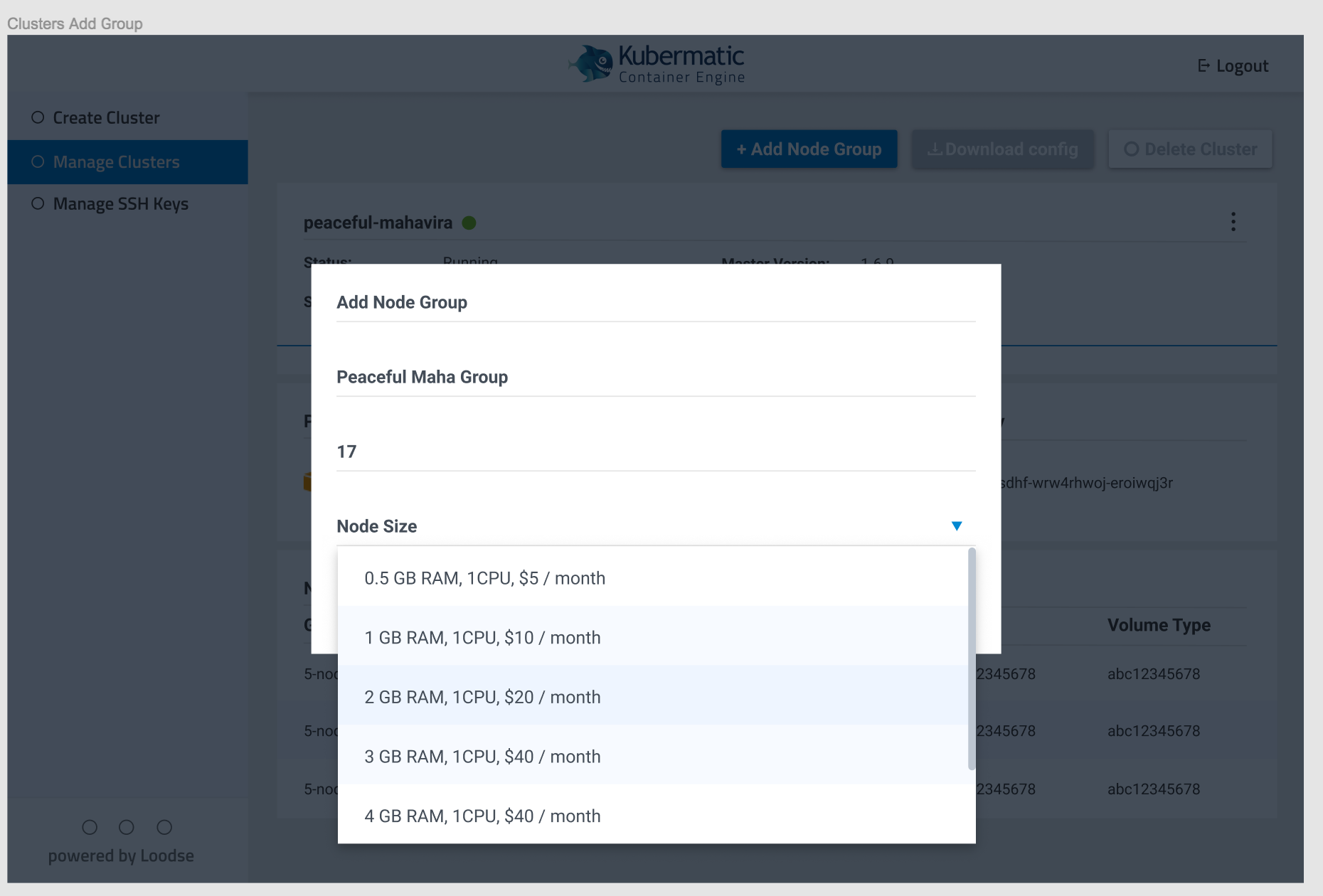Node Groups (NodeSet) / Node List and add Node Group Form · Issue #245 · kubermatic/dashboard ...