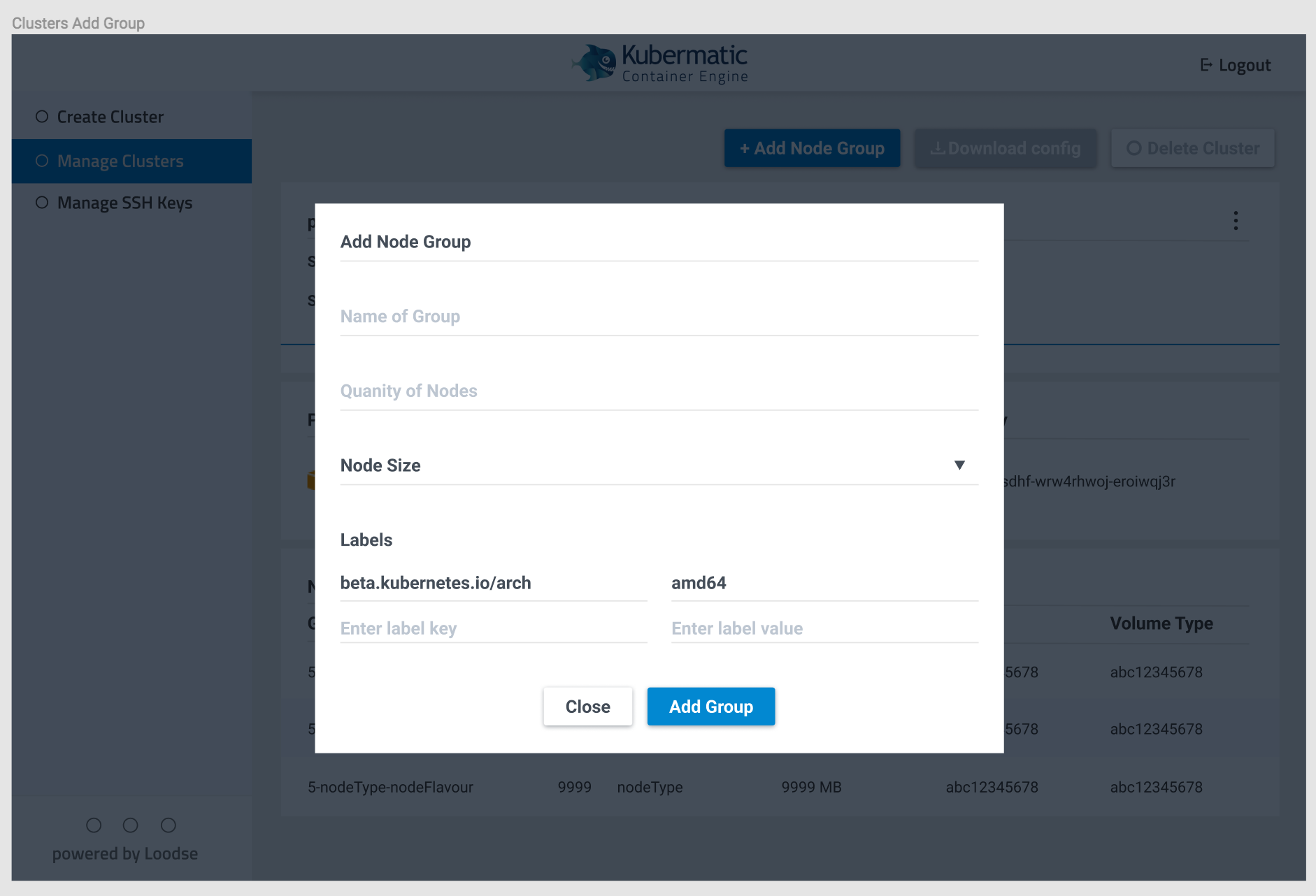 Node Groups (NodeSet) / Node List and add Node Group Form · Issue #245 · kubermatic/dashboard ...