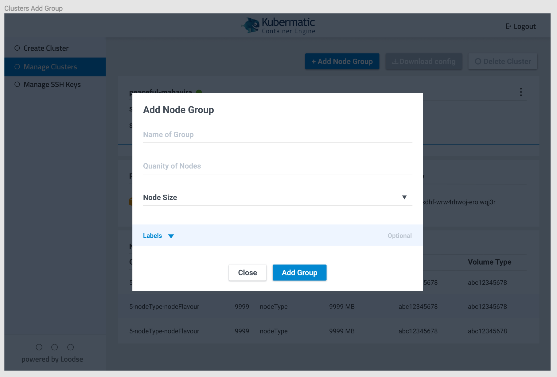 Node Groups (NodeSet) / Node List and add Node Group Form · Issue #245 · kubermatic/dashboard ...