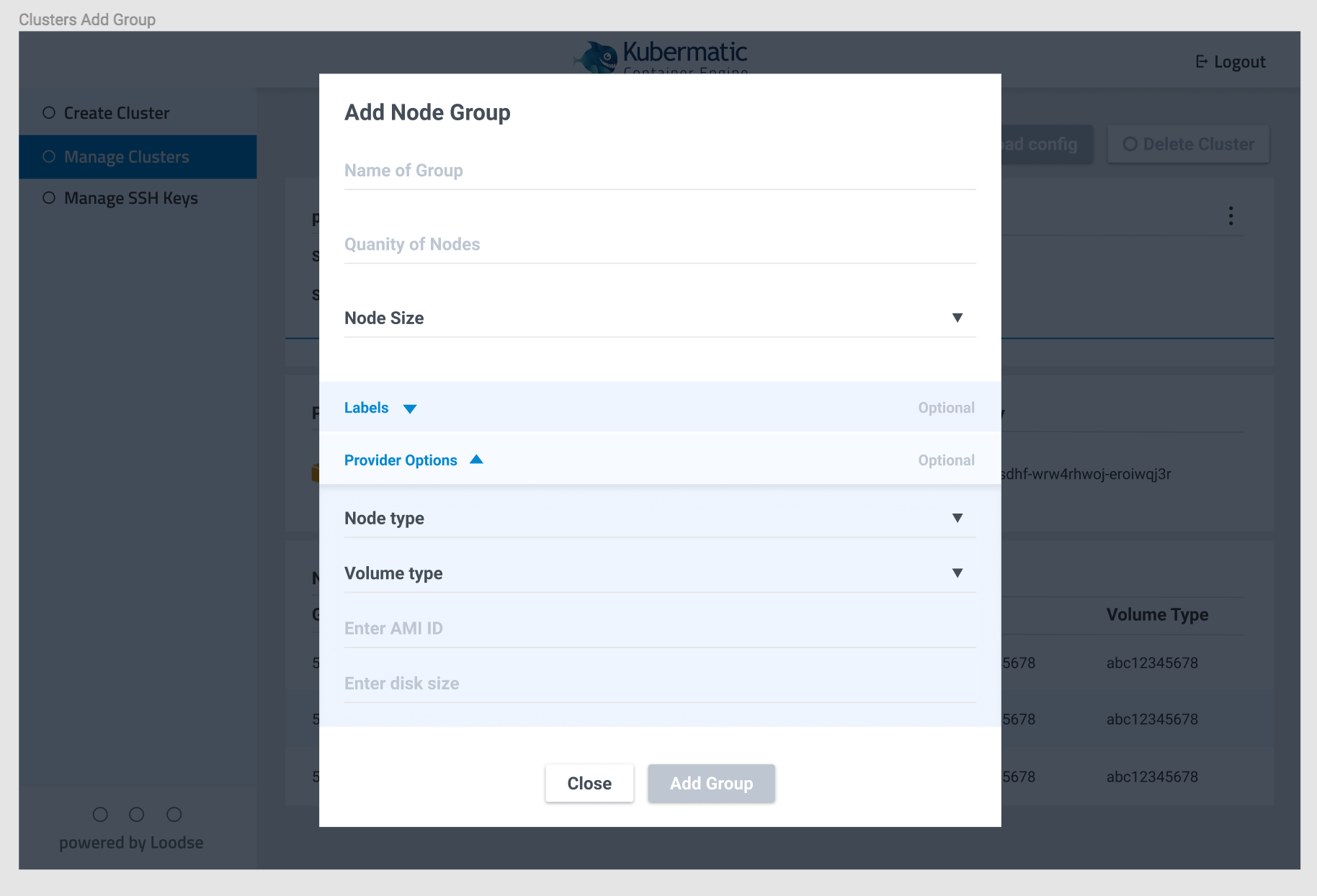 Node Groups (NodeSet) / Node List and add Node Group Form · Issue #245 · kubermatic/dashboard ...