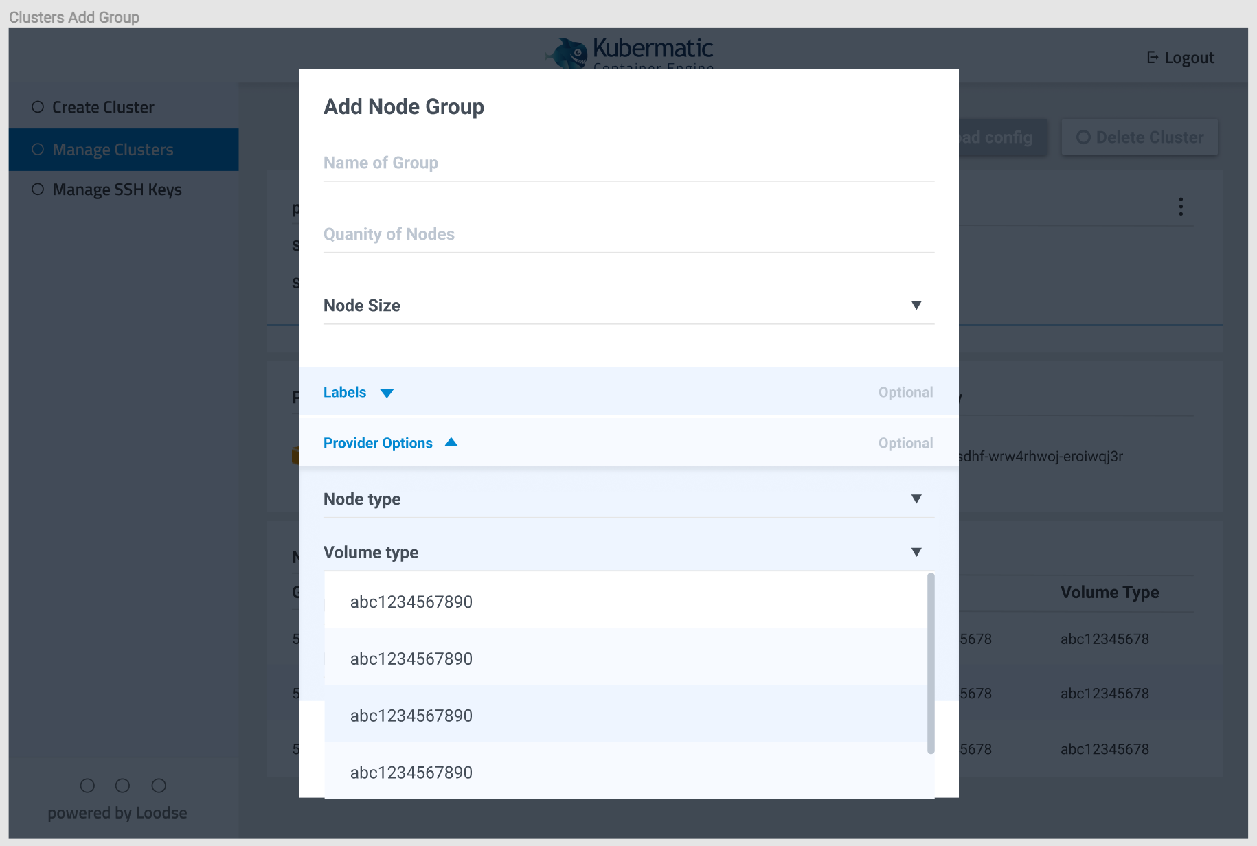 Node Groups (NodeSet) / Node List and add Node Group Form · Issue #245 · kubermatic/dashboard ...