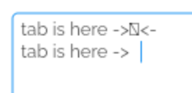 TAB character rendered as "missing character" on CanvasKit and Windows · Issue #79153 · flutter ...