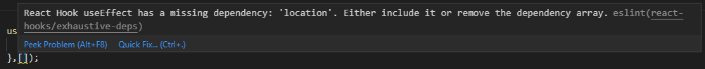 Bug Eslint React Hooks Asking Exhaustive Deps Asking For The Full Object Instead Of The 3562