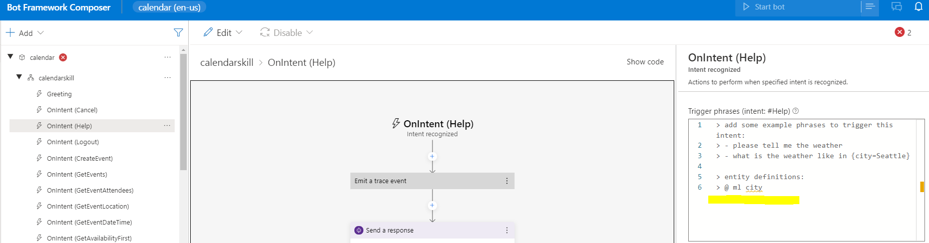inline lu editor did not show as expected for reference intent · Issue #6489 · microsoft ...