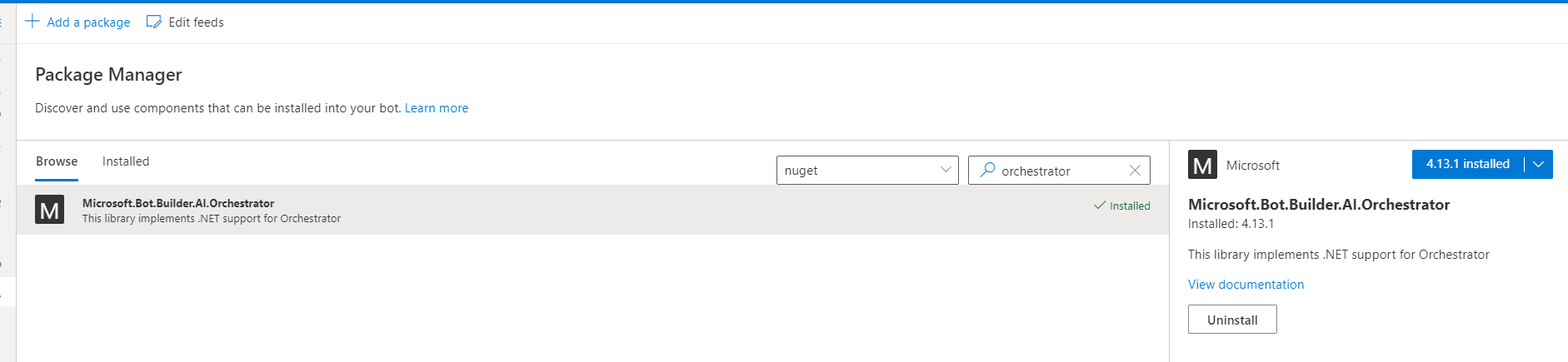 orchestrator package does not installed correctly after bot migration · Issue #7667 · microsoft ...