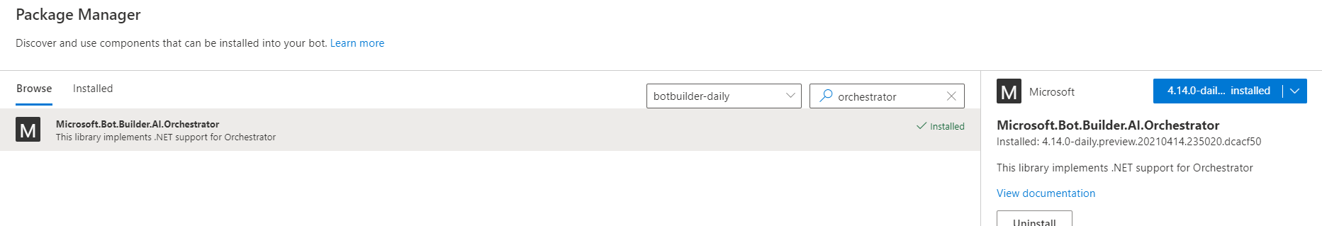 orchestrator package does not installed correctly after bot migration · Issue #7667 · microsoft ...