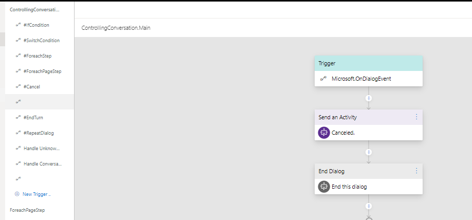 empty trigger name showed under dialog in left dialog nav · Issue #827 · microsoft/BotFramework ...