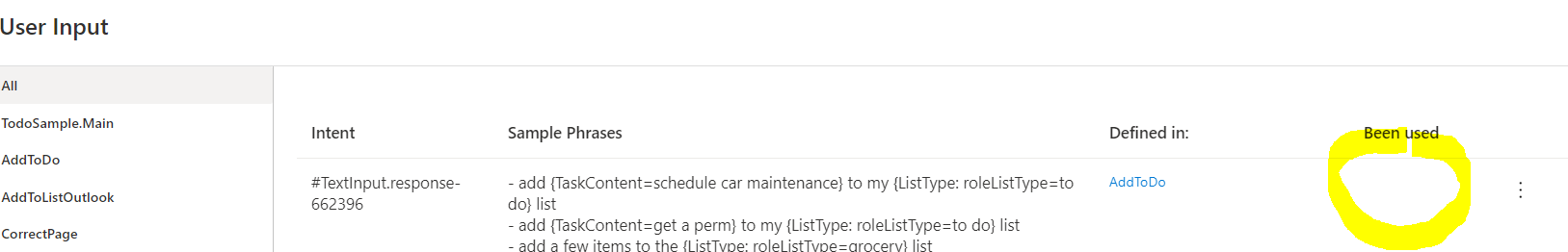 Need to align the 'BeenUsed' mark for LU and LG · Issue #2633 · microsoft/BotFramework-Composer ...