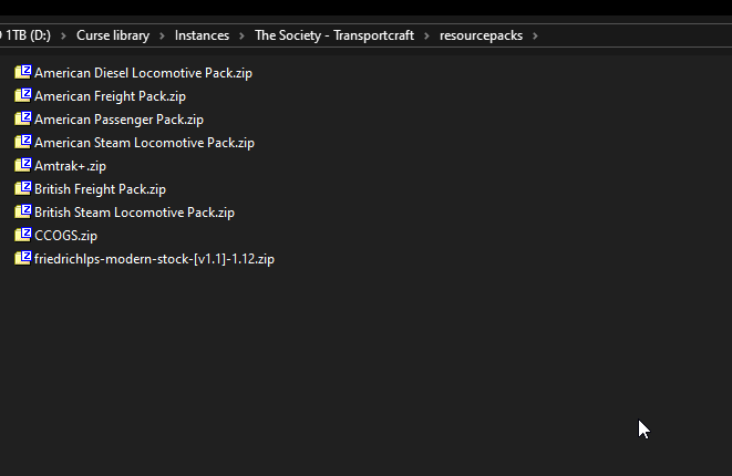 Curseforge modpack integration skipping resourcepacks part · Issue #281 ...