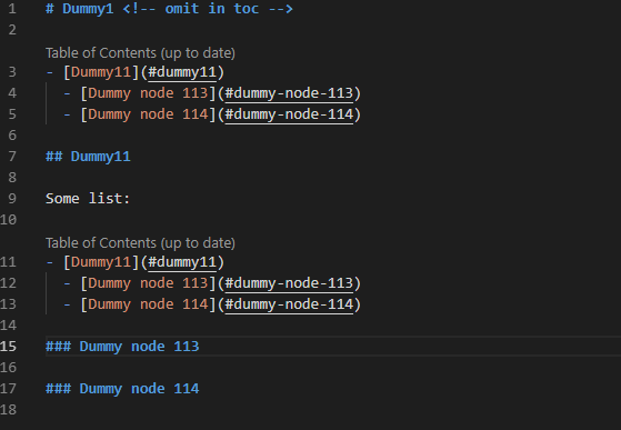 Ordinary list with intra-document links is replaced with TOC · Issue #549 · yzhang-gh/vscode ...