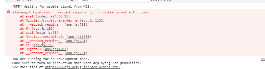 在store目录下的index.js文件里通过require.contex自动导入./modules里的文件显示Critical dependency: require function is ...