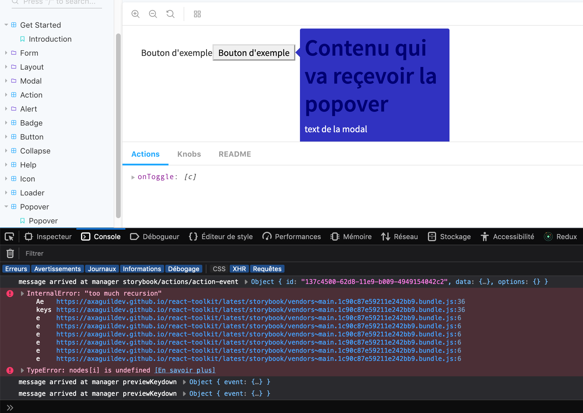Popover doesn't work · Issue #17 · AxaFrance/react-toolkit · GitHub