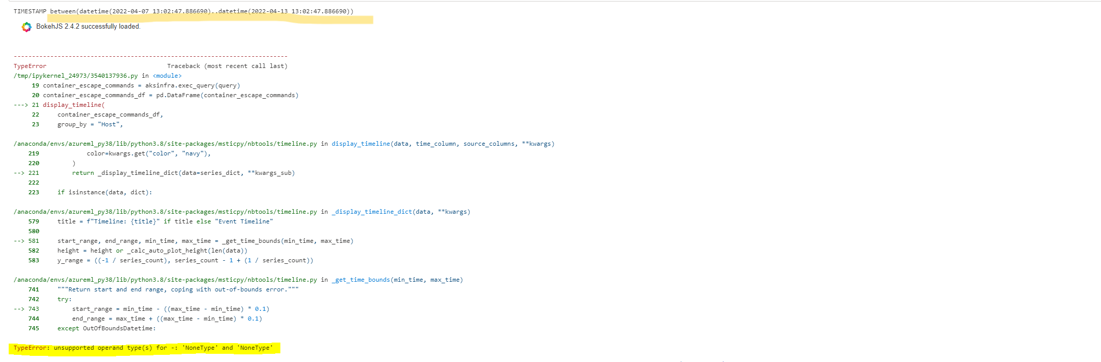 Handle no data passed to the display_timeline() function · Issue #360 ...