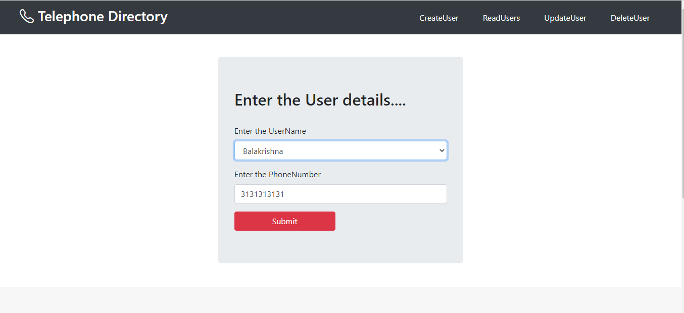 GitHub - chitkarian-19/Telephone-Directory: A Telephone Directory built in Java(Servlet) + (JSP ...