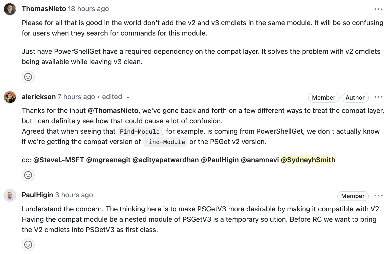 Integrate CompatPowerShellGet into v3 · Issue #1064 · PowerShell/PSResourceGet · GitHub