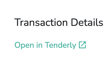 Make transaction's "Open in Tenderly" button configurable · Issue #4652 · blockscout/blockscout ...