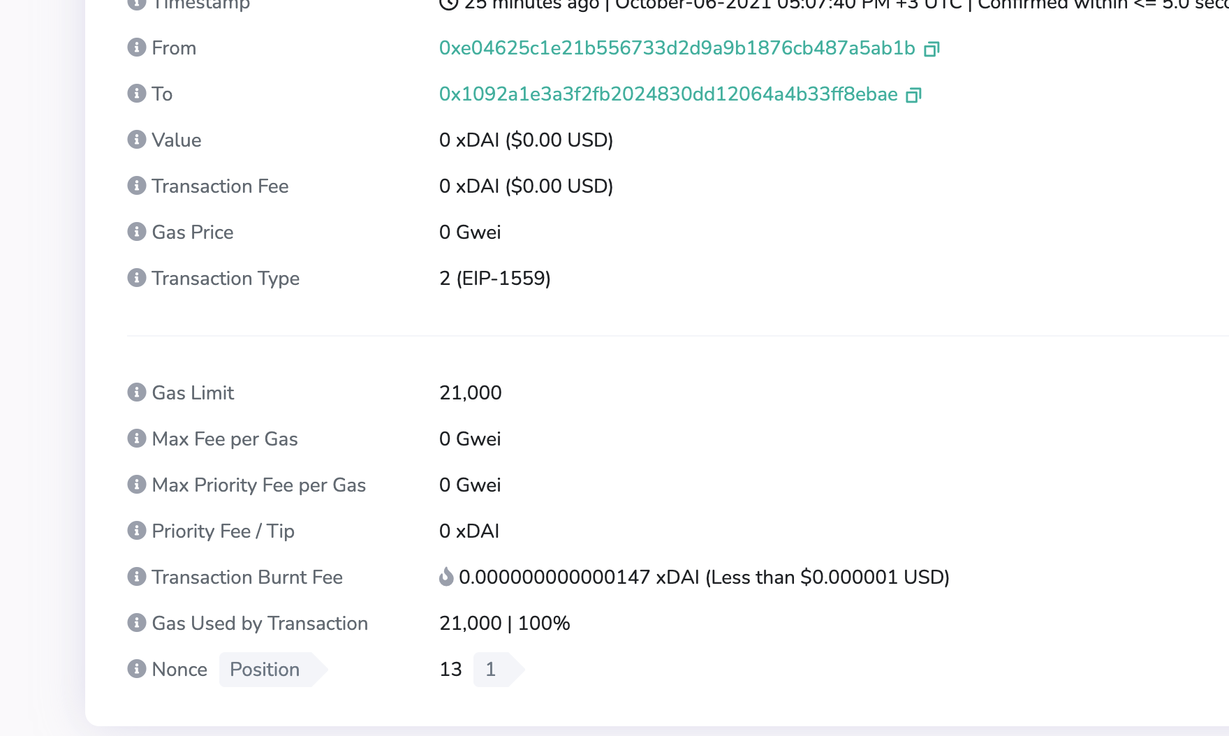 Transaction burnt fee should be zero for 0 gas price transactions · Issue #4723 · blockscout ...