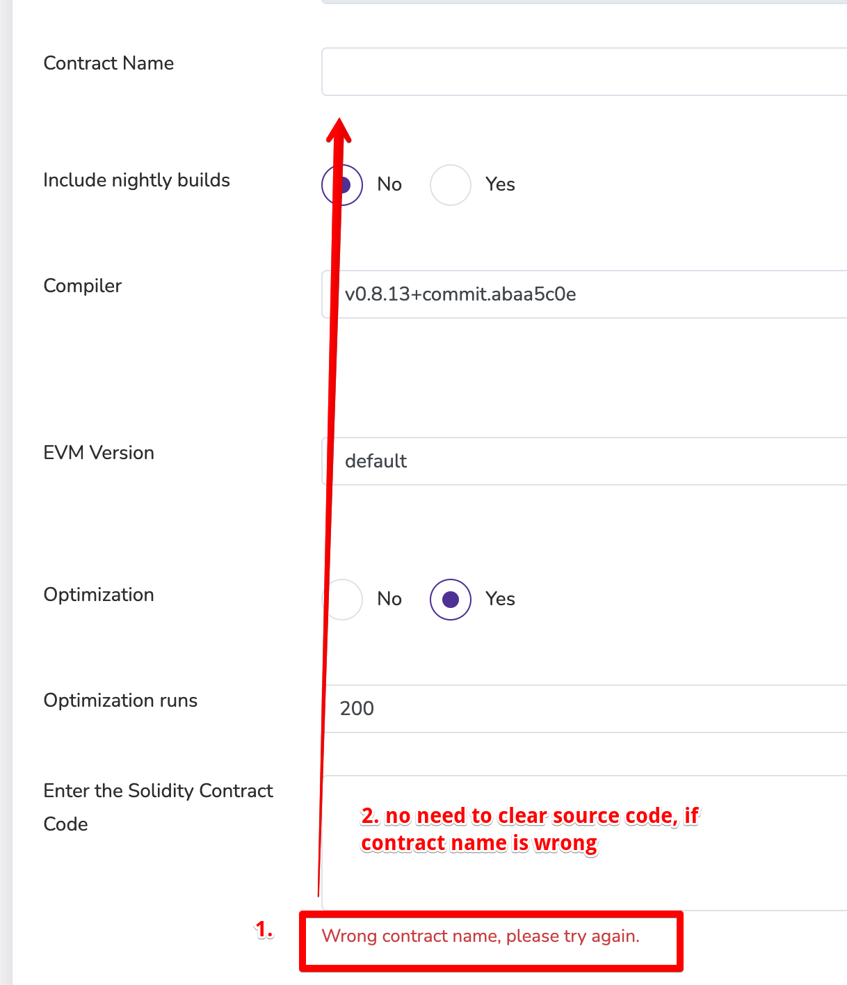 Contract verification: wrong contract name provided enhancements · Issue #5522 · blockscout ...