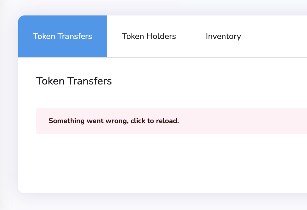 Conflict of events in token transfer causes internal server error on ...