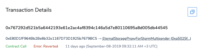 Show the errors' reasons for the reverted transactions · Issue #2711 · blockscout/blockscout ...