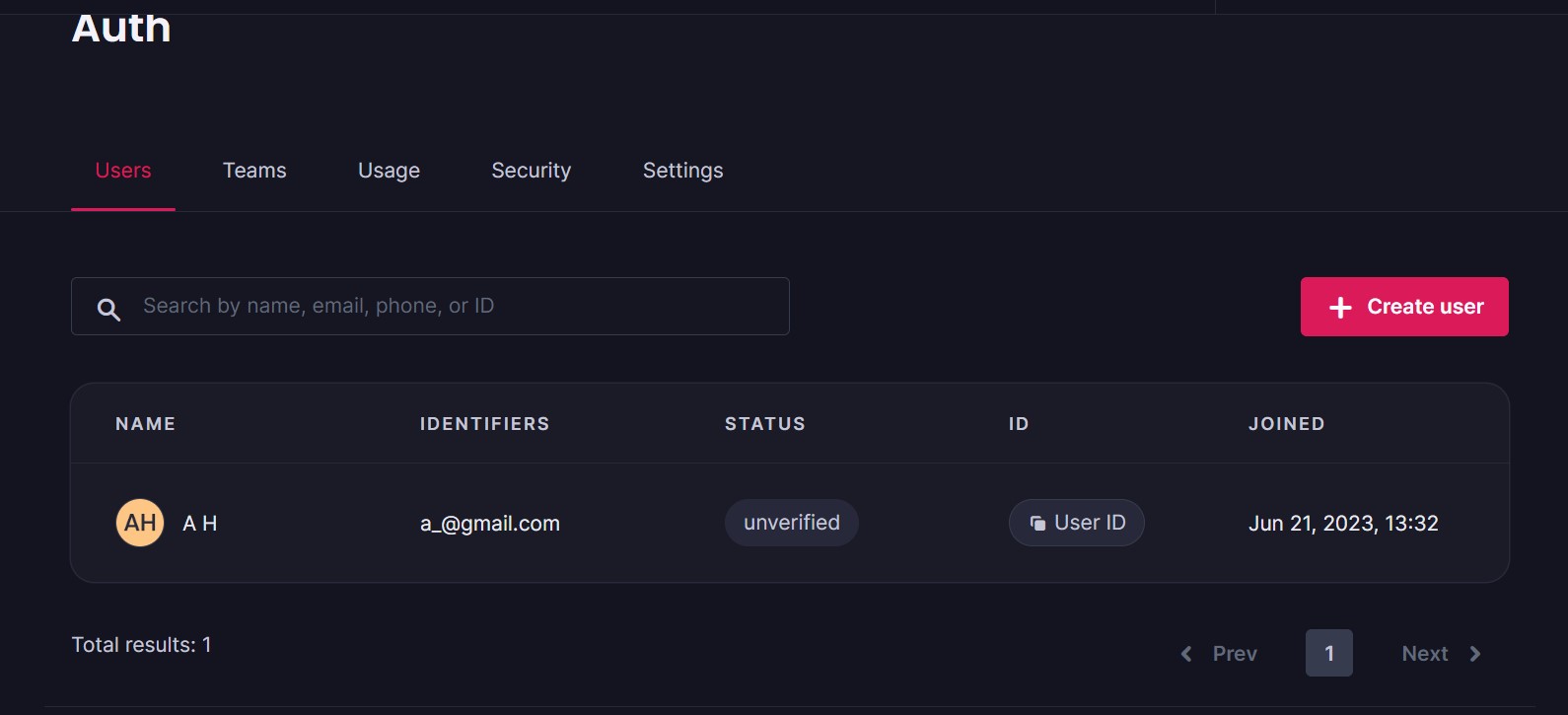 🐛 Bug Report: Inconsitency of Count for Auth · Issue #5734 · appwrite/appwrite · GitHub