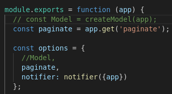 Model required on makeServicePlugin · Issue #257 · feathersjs-ecosystem/feathers-vuex · GitHub