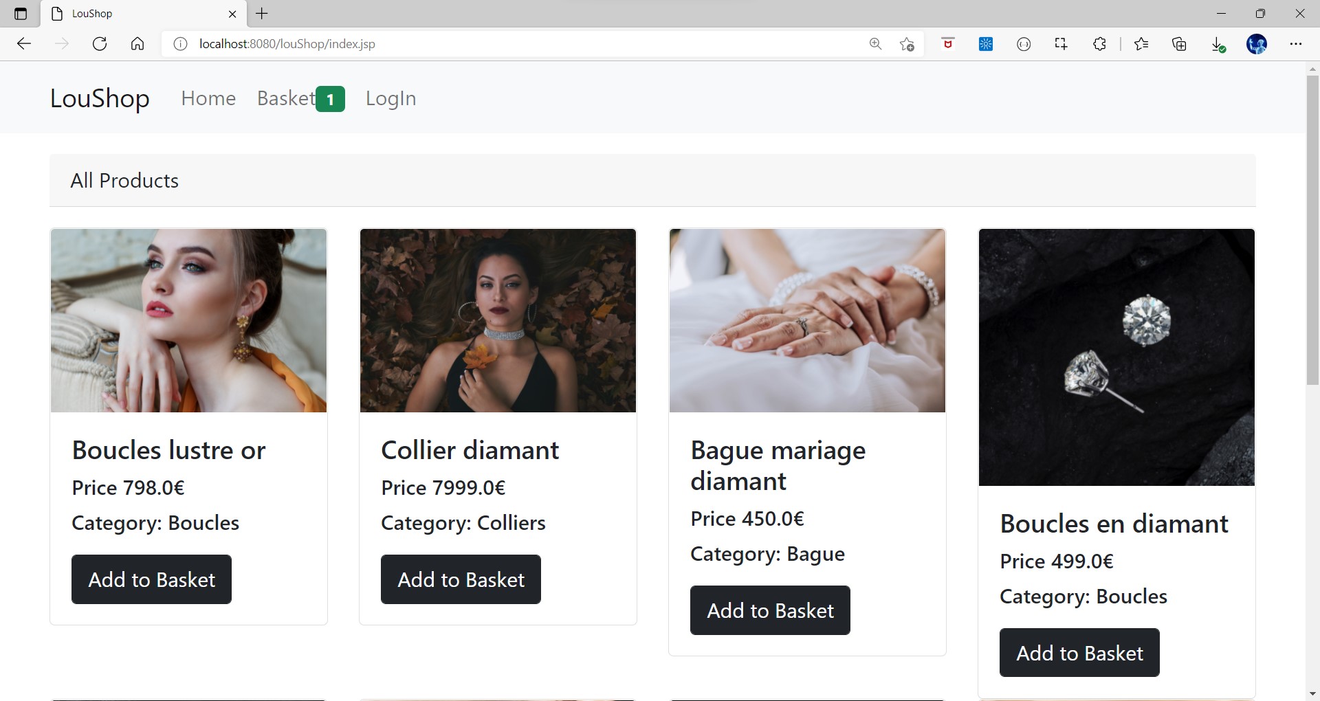 GitHub - LounesBrahimi/LouShop-e-commerce-app-JEE