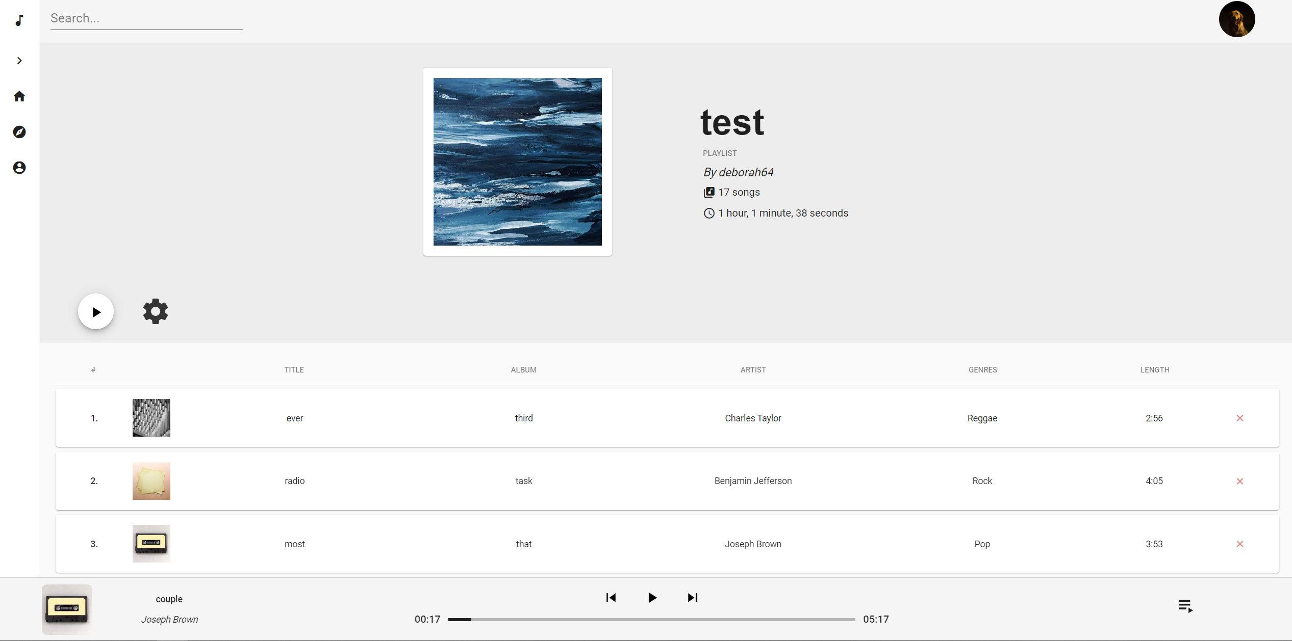 GitHub - JanBogdziewicz/music-streaming-application