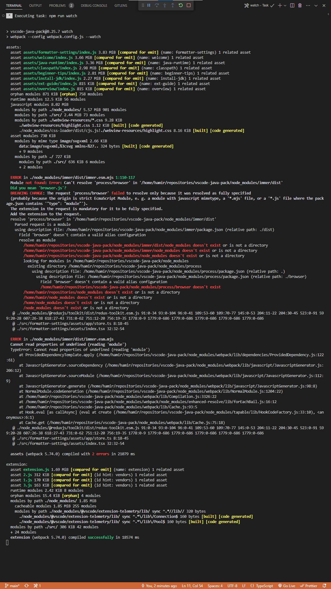 Question: Would `Error: Can't resolve 'process/browser'` prevent building? · Issue #1153 ...