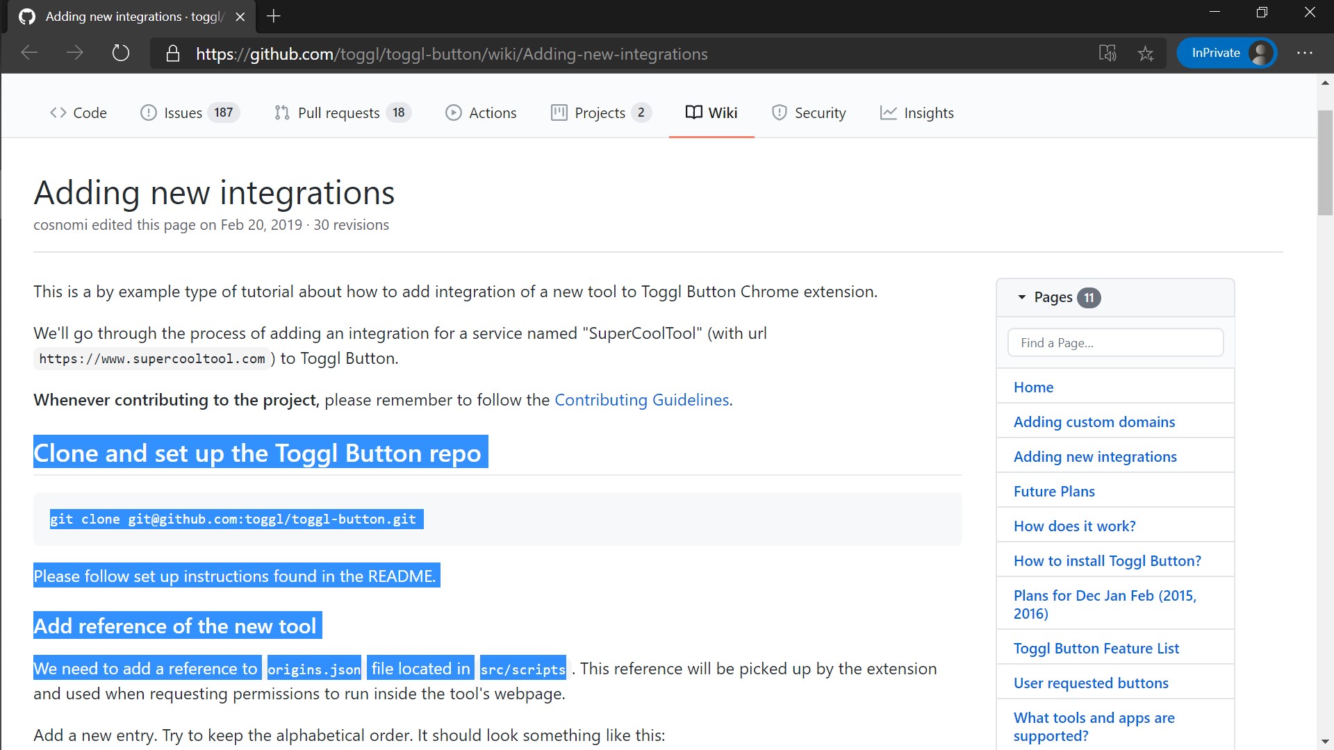 Wiki · Issue #1807 · toggl/track-extension · GitHub