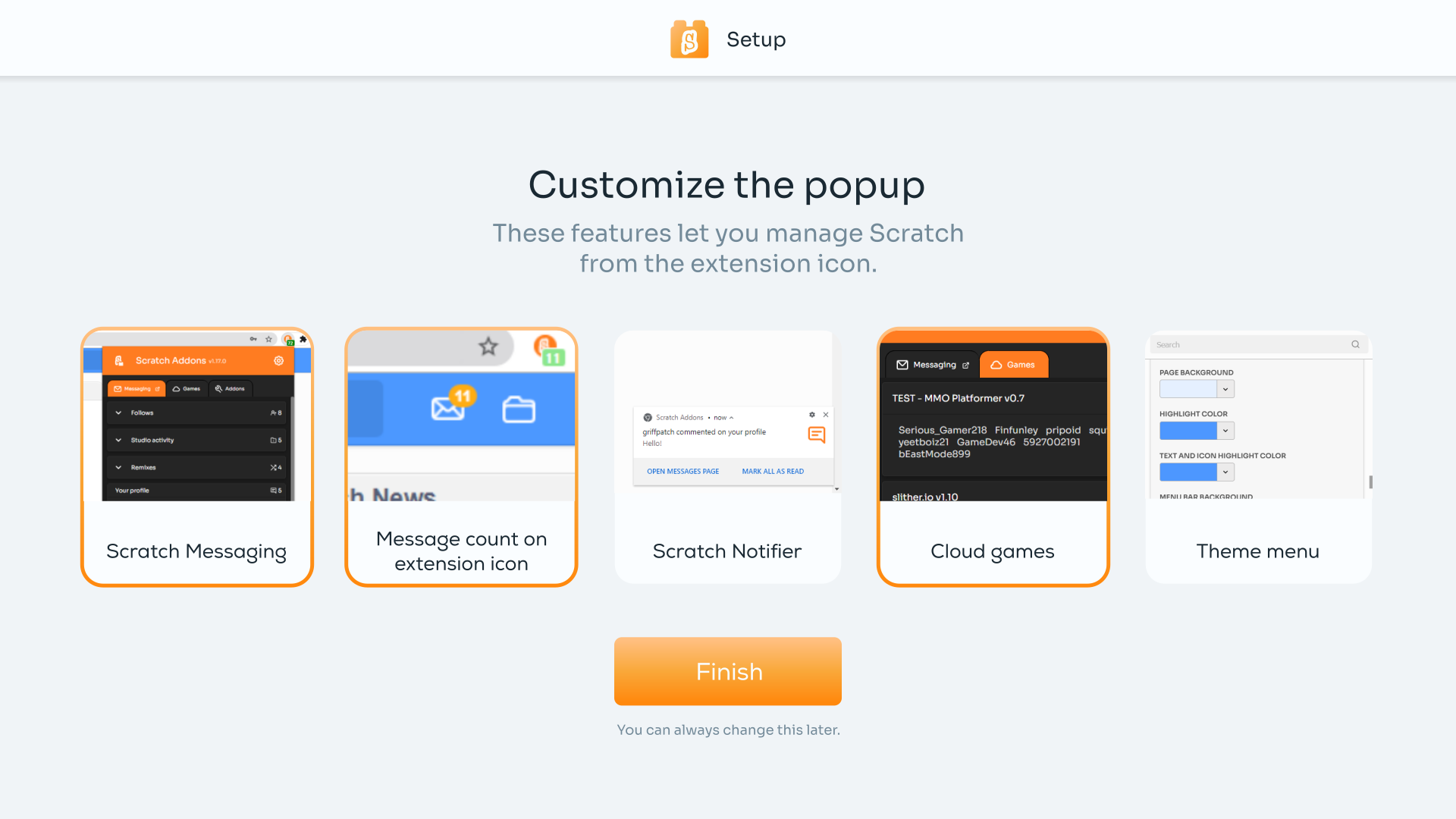 Improve onboarding process · Issue #5209 · ScratchAddons/ScratchAddons · GitHub