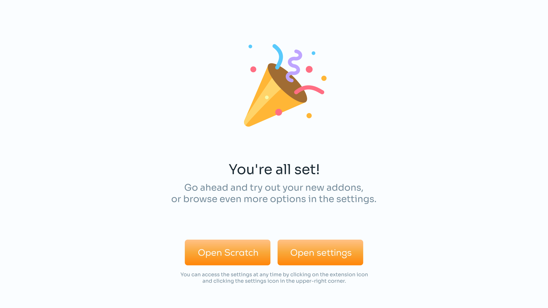 Improve onboarding process · Issue #5209 · ScratchAddons/ScratchAddons · GitHub