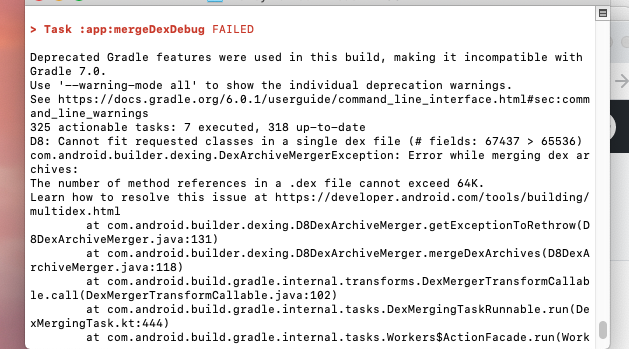 Deprecated Gradle Features Were Used In This Build Making It Incompatible With Gradle 70