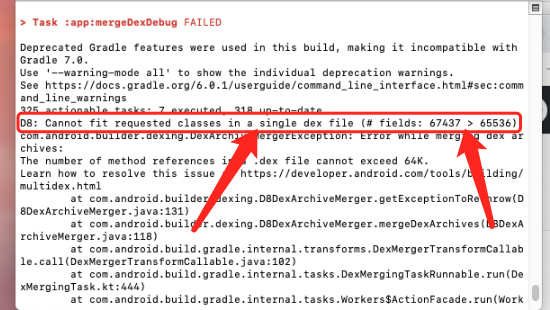 Deprecated Gradle Features Were Used In This Build Making It Incompatible With Gradle 70