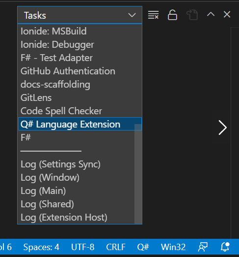 Couldn't start client Q# Language Extension (please, give me some advice on how to debug VS Code ...