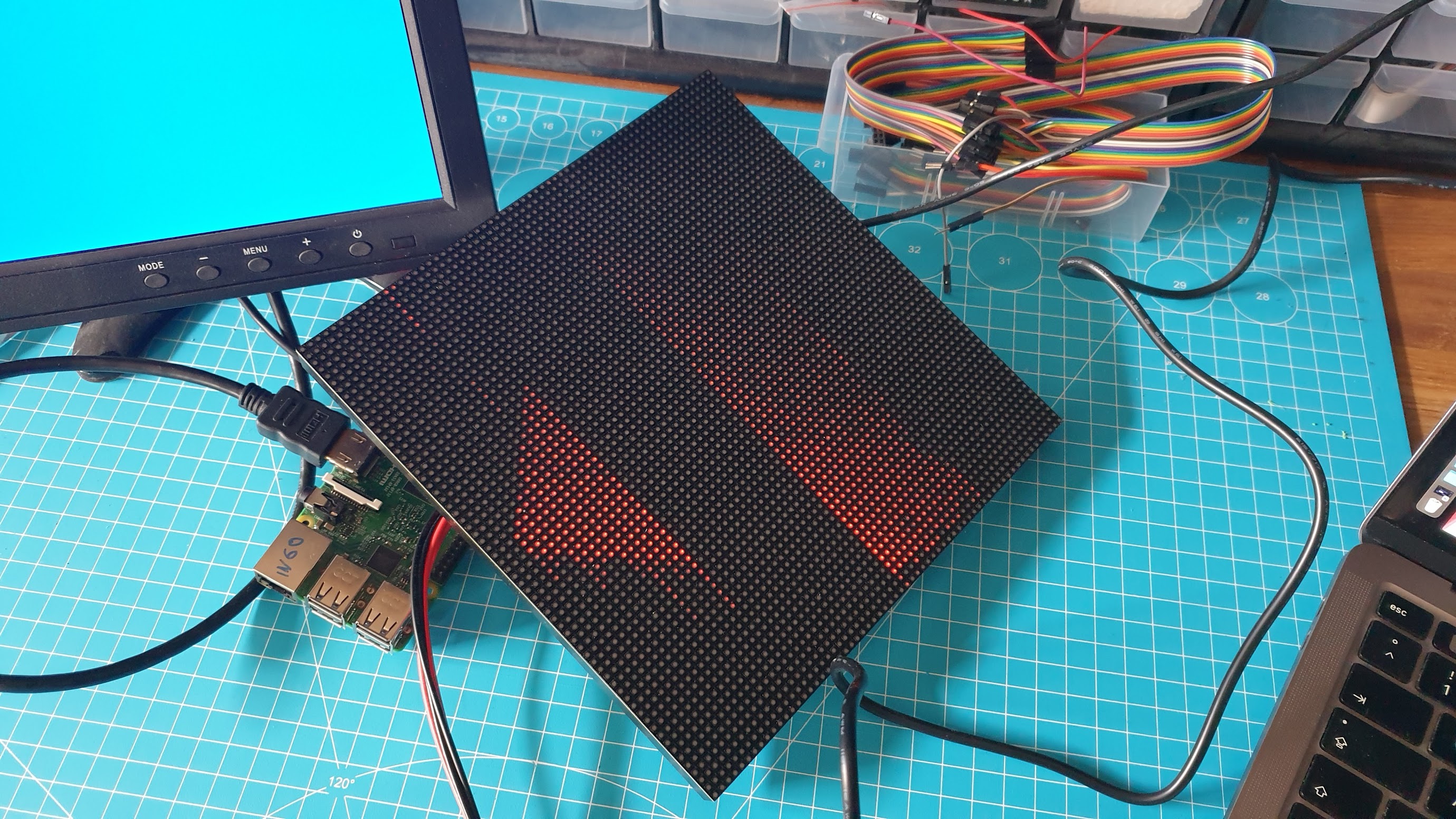 64x64 display: beginner wiring question · Issue #1529 · hzeller/rpi-rgb ...