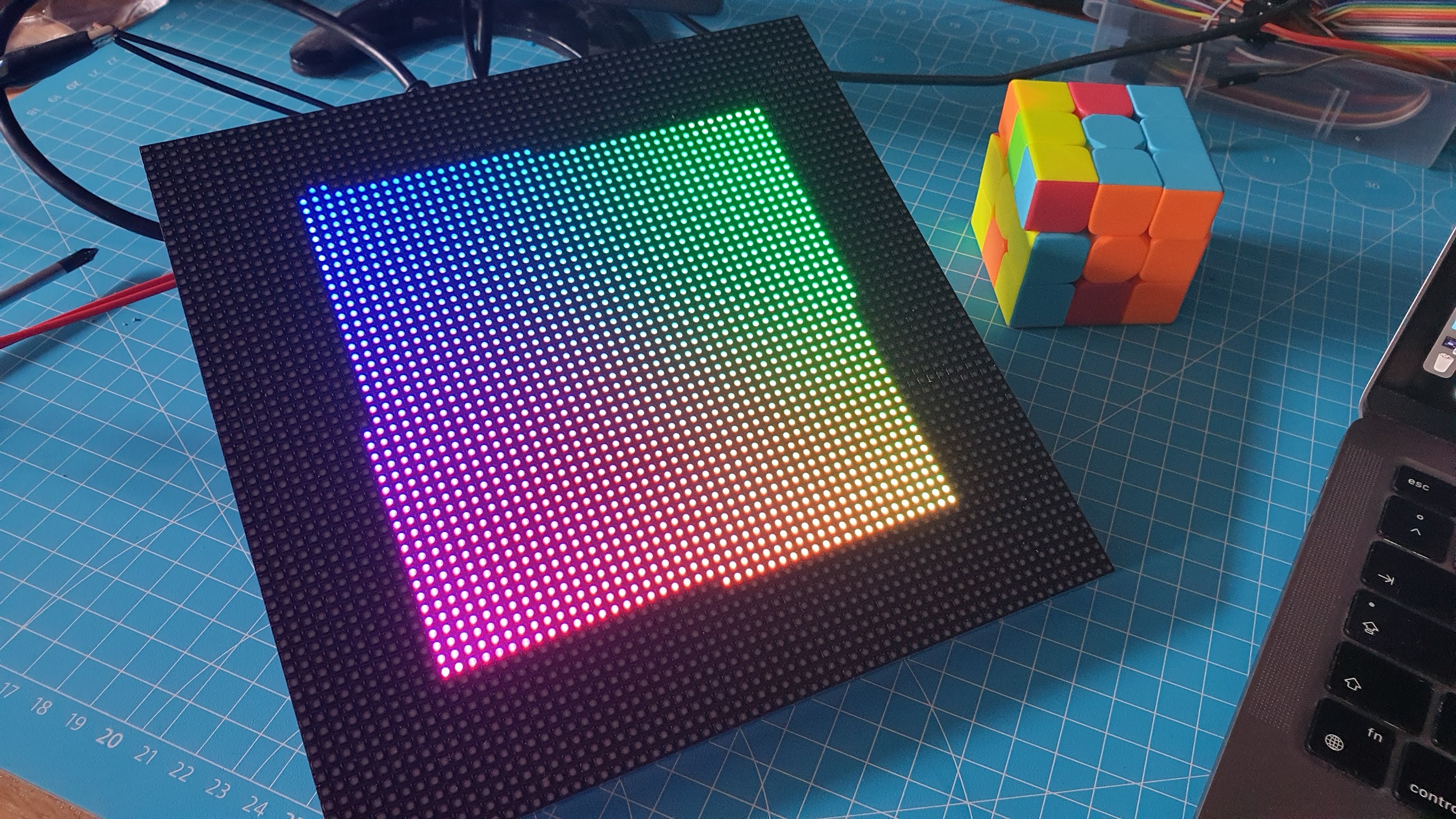 64x64 display: beginner wiring question · Issue #1529 · hzeller/rpi-rgb-led-matrix · GitHub