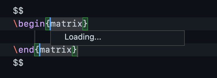 Completion for KaTeX environments is broken in VS Code 1.65.0 · Issue #1084 · yzhang-gh/vscode ...