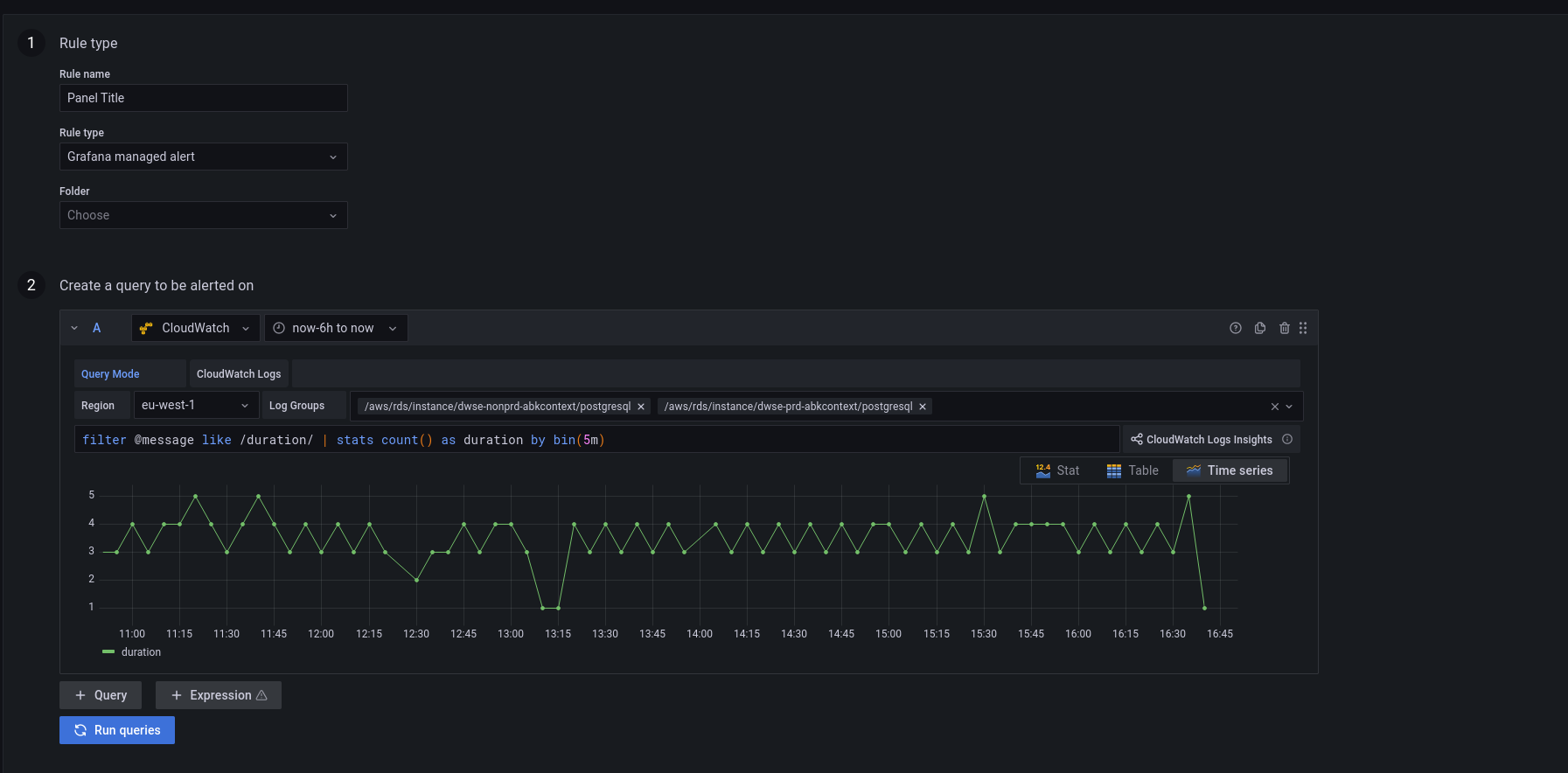 Cloudwatch datasource API error when alerting · Issue #44722 · grafana/grafana · GitHub