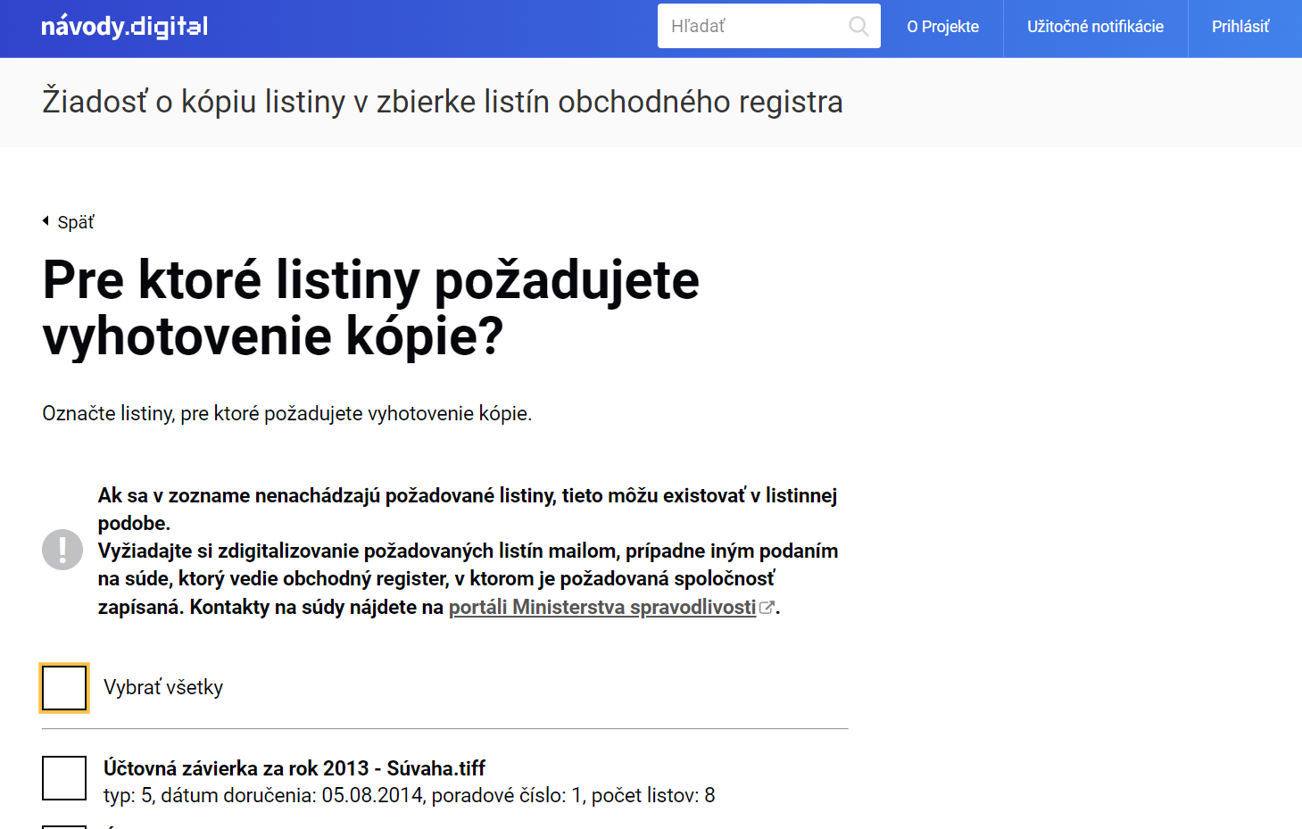Ziadost o kopiu listin v zbierke listin ORSR - neosetreny prazdny stav · Issue #542 · slovensko ...
