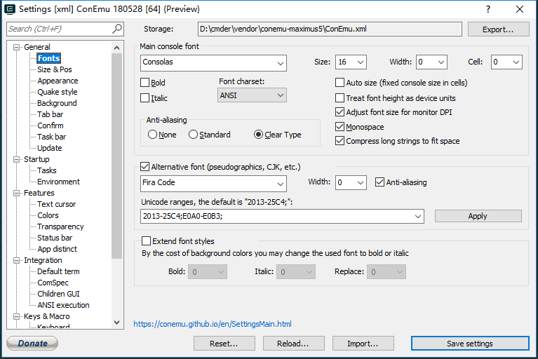 configuration for ConEmu · Issue #513 · vim-airline/vim-airline · GitHub
