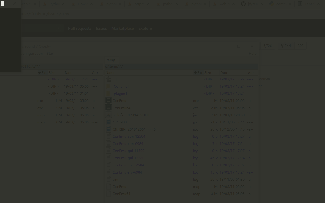 Vim not working any more after updating to 190310 · Issue #1861 · Maximus5/ConEmu · GitHub
