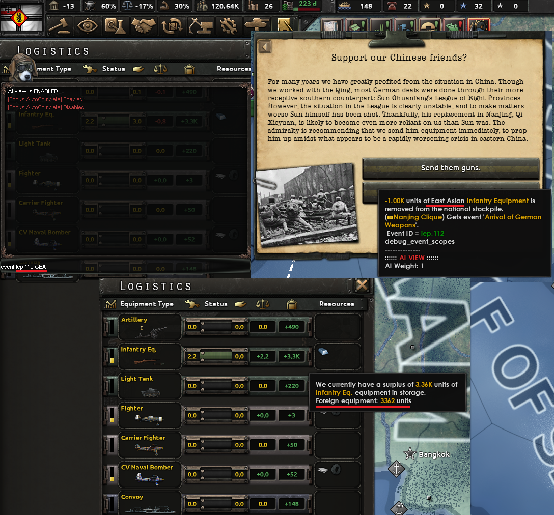 Gea Lep Event Lep 112 Send Help To Lep Does Not Remove Equipment From The Gea Stockpile